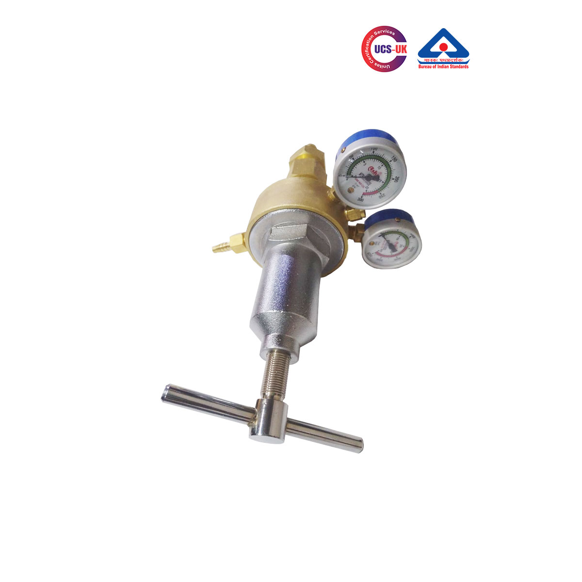 High Flow Manifold Regulator (AOX - 14 Regulator) Nitrous Oxide - Asha Weld