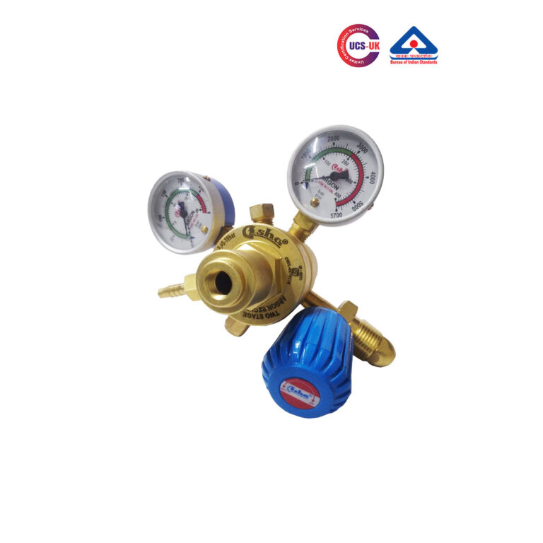 Two stage double meter argon regulator with stainless steel diaphragm ...