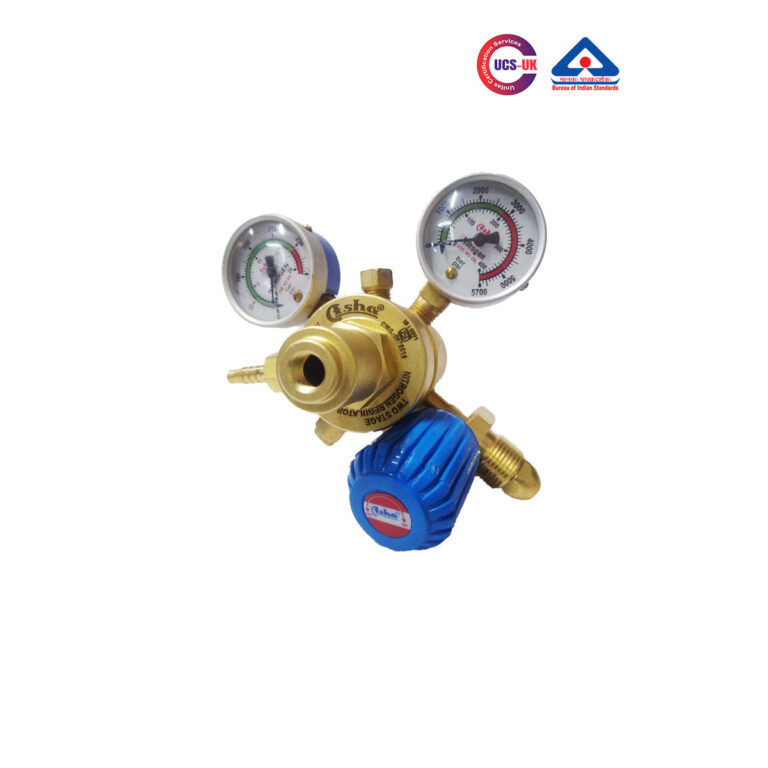 Two stage double meter nitrogen regulator with stainless steel ...