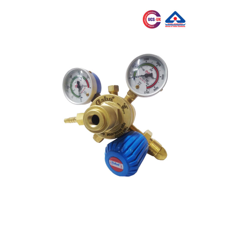 Two stage double meter nitrous oxide regulator with stainless steel ...