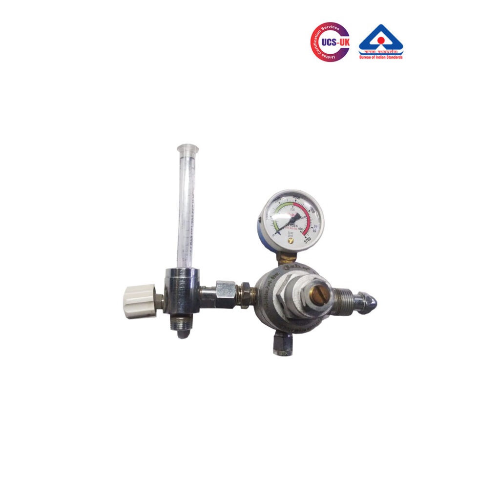 Medical Oxygen Regulator Coupled with Flow Meter and Single Tube (ISI ...