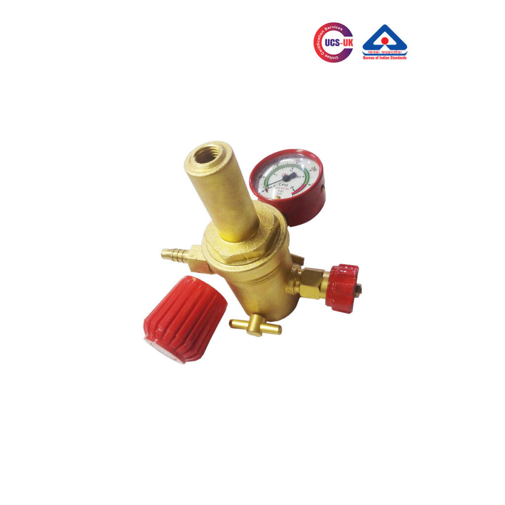 Pin Type Cooking Gas Single Meter (comm.use) Regulator (IS:6901) - Asha ...
