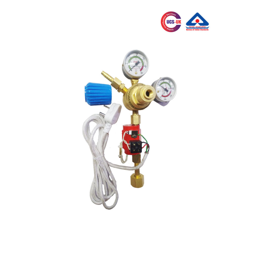 Single Stage Double Meter Carbon Dioxide/Nitrous Oxide Regulator with ...