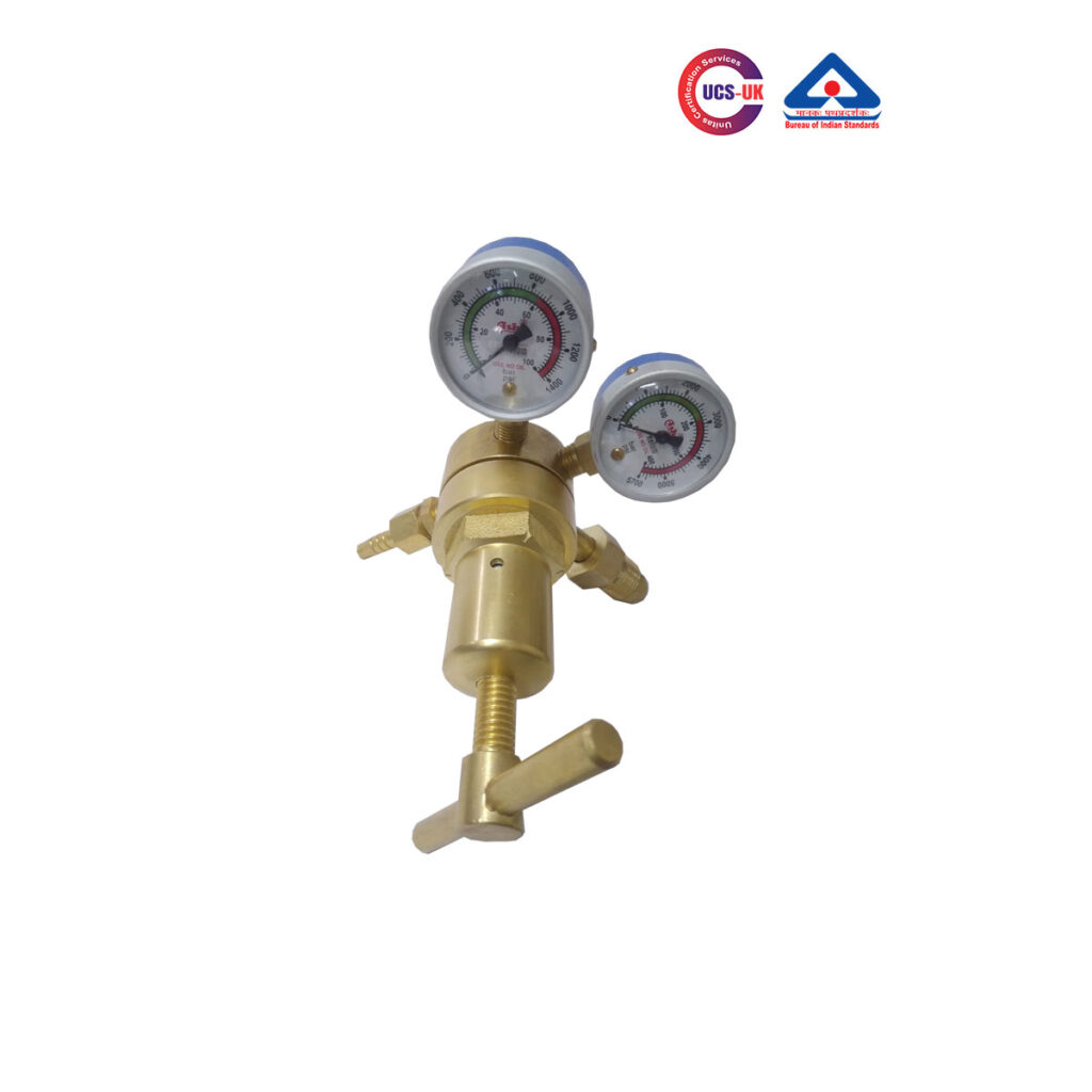 Single Stage High Pressure Helium Regulator - Asha Weld