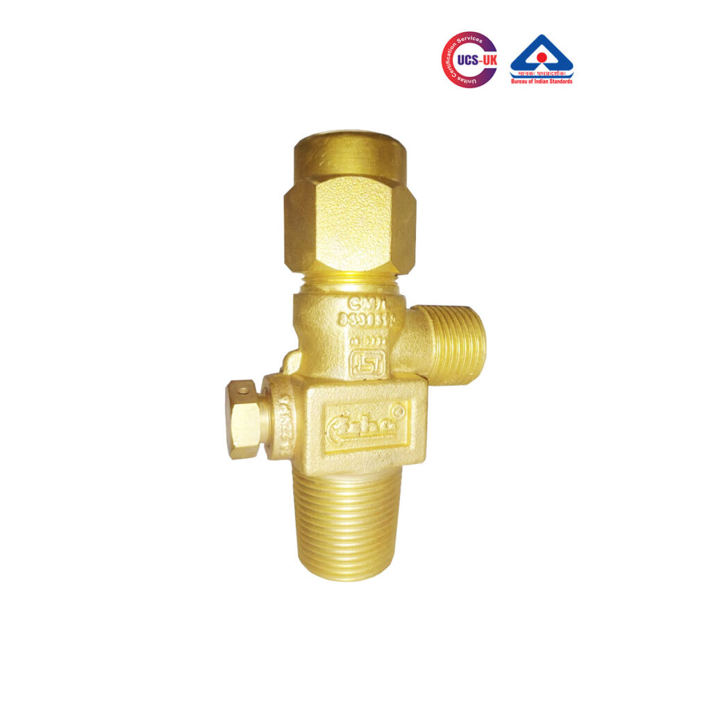 Carbon dioxide valve (Key Operated) single spindle (JV-200-00) - Asha Weld